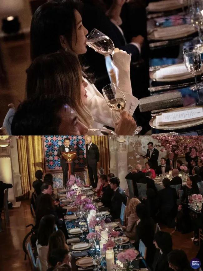 A rare photo of Angelina Jolie with South Korea's first lady Kim Kun ...