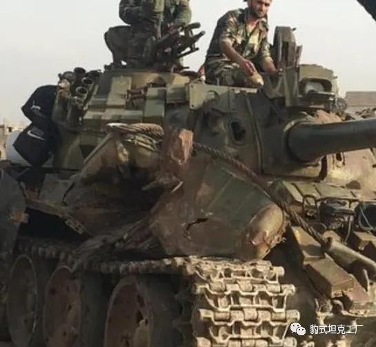 One of the five pairs of wheels—the T55 tank - iNEWS