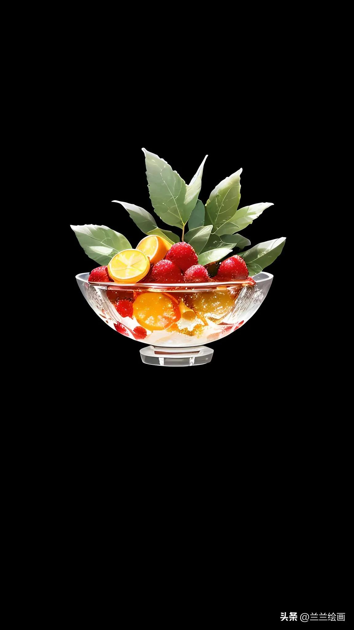 Black, bright, refreshing, calming and calming fruit salad - iNEWS
