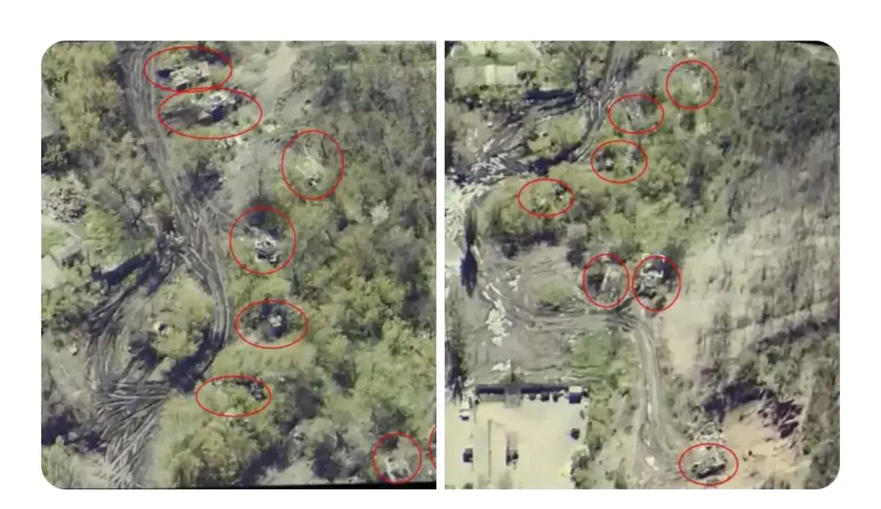 The Ukrainian army discovered the T90 tank hidden in the Russian snow ...