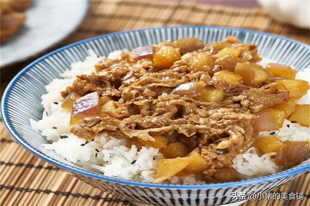 Low-calorie Potato Beef Rice is easy to make, so delicious that you ...
