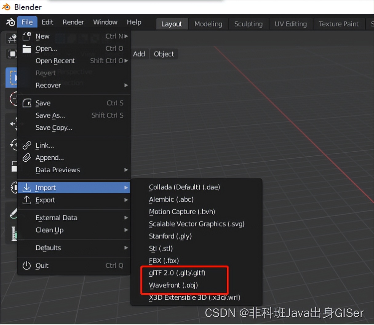 Cesium 3D models use blender to adjust position, axes, scale, etc. - iNEWS