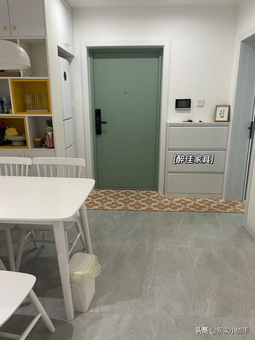 Learning from her "poor" decoration, very simple, relying on online ...