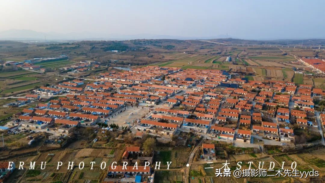 Aerial photography of Anjia Village, Rushankou Town, which used to be ...