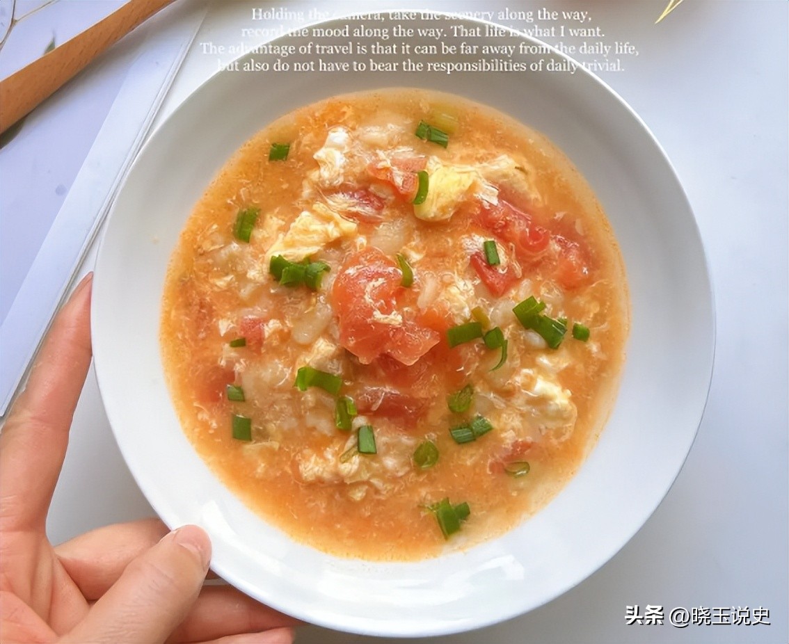 Tomato and egg lump soup: sweet and sour blend, the taste of home - iMedia