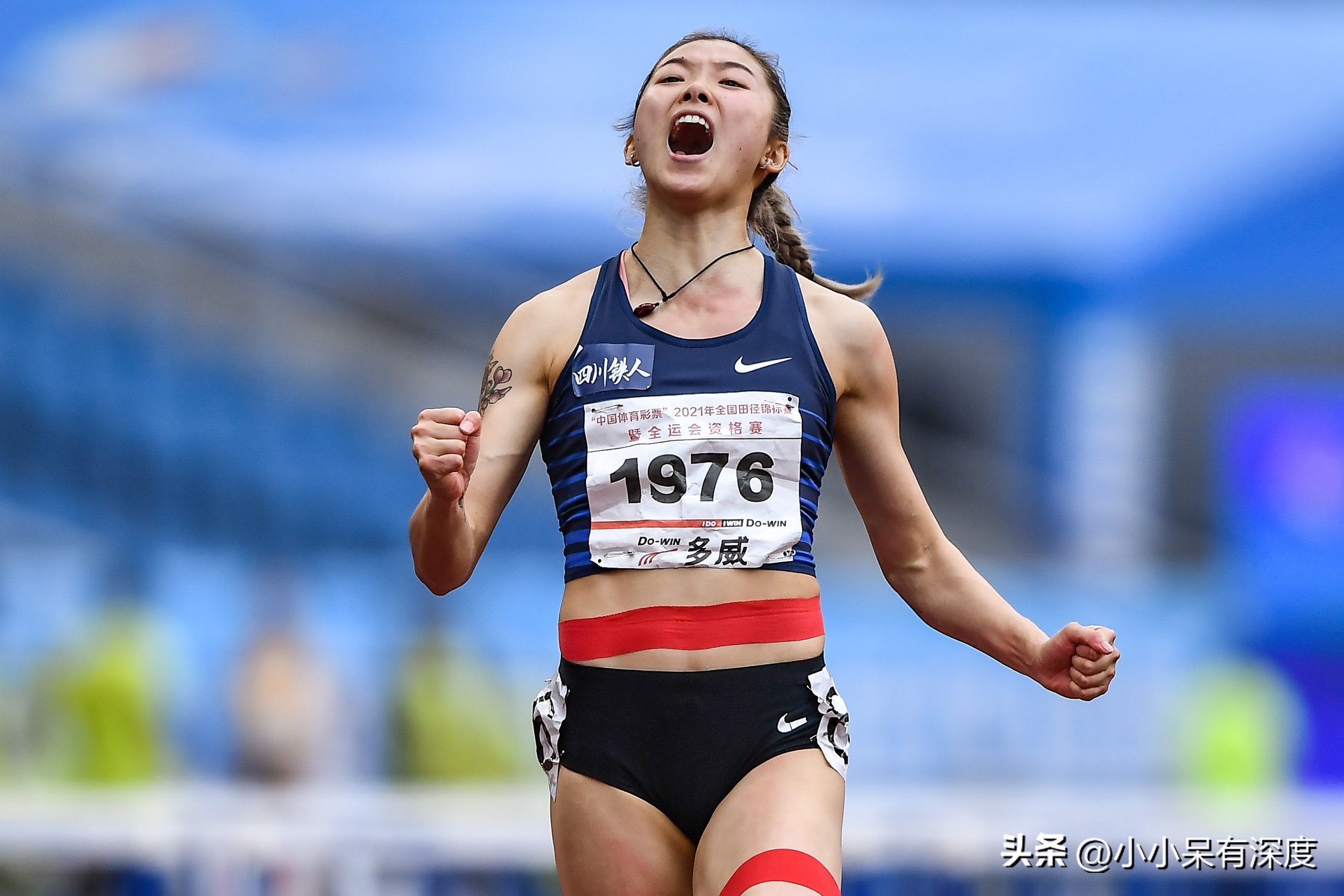 Sichuan girl Wu Yanni, the goddess of the new generation of hurdles ...
