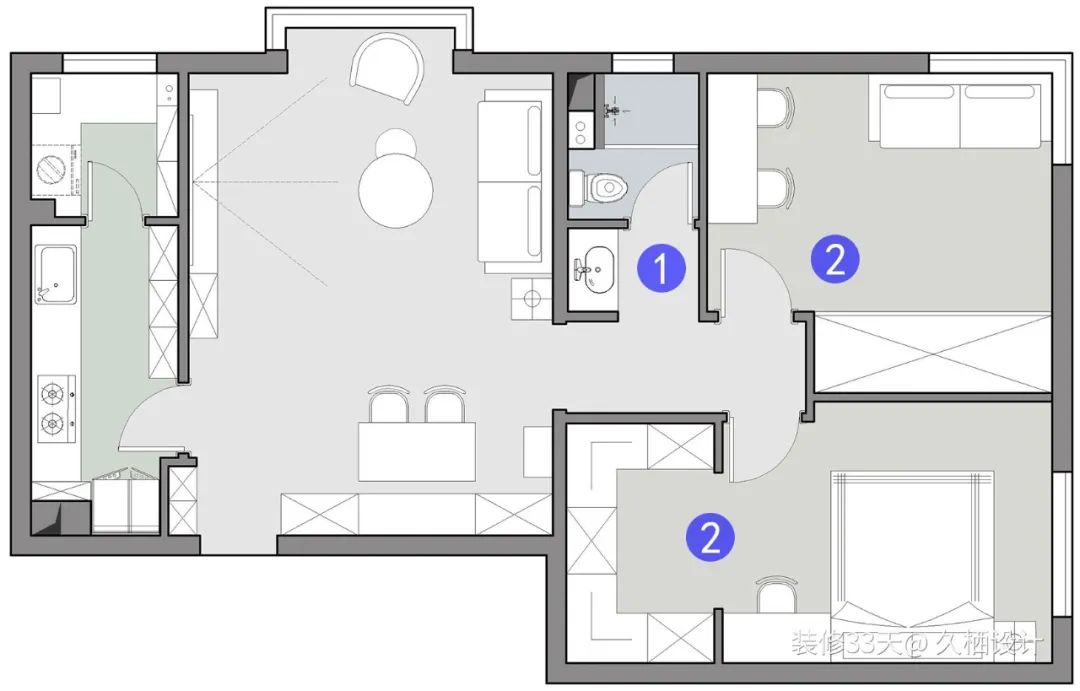 Additional card seats in the restaurant, additional cloakroom in the ...