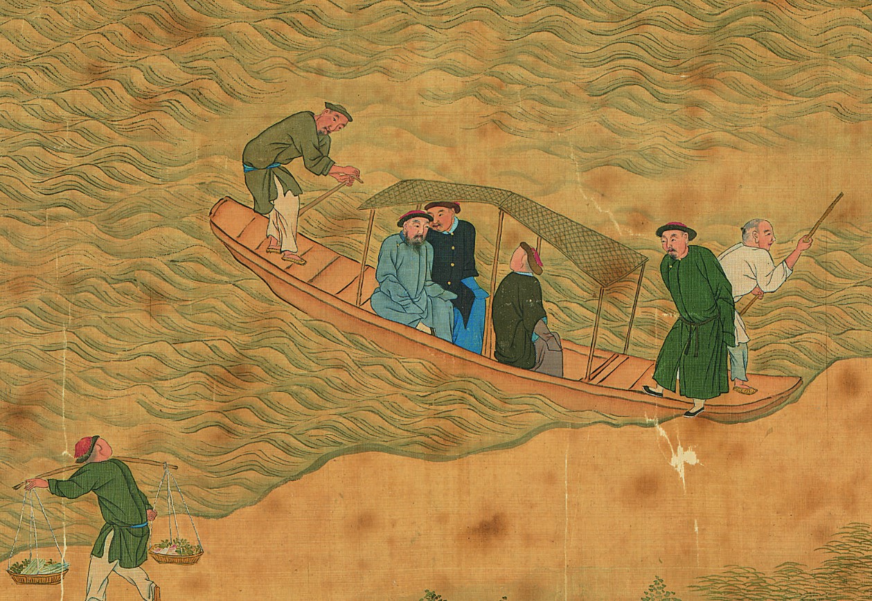 "The Yellow River Supervising the Transport" - a giant painting of the ...