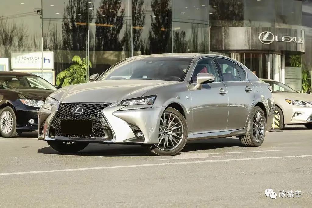 Wide body posture wind Lexus GS300, 8 pieces of 1087 can't stop my ...