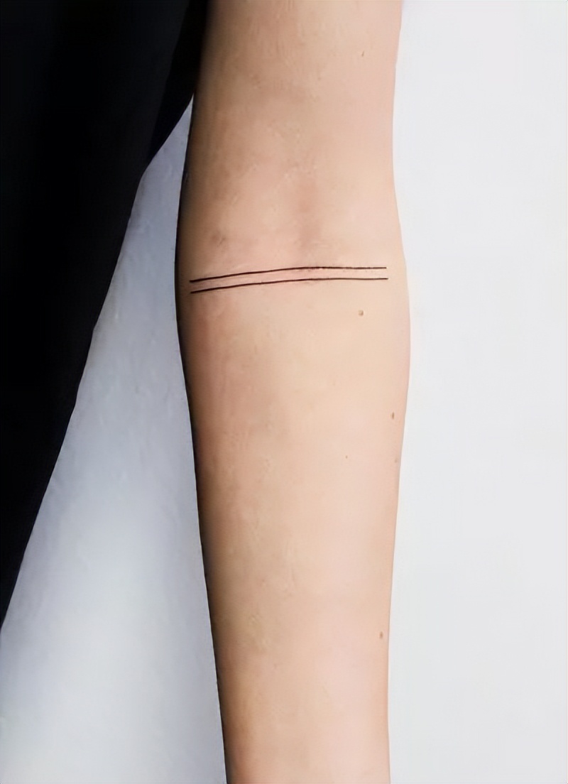 Simple, but not simple line tattoos, really cool - iMedia
