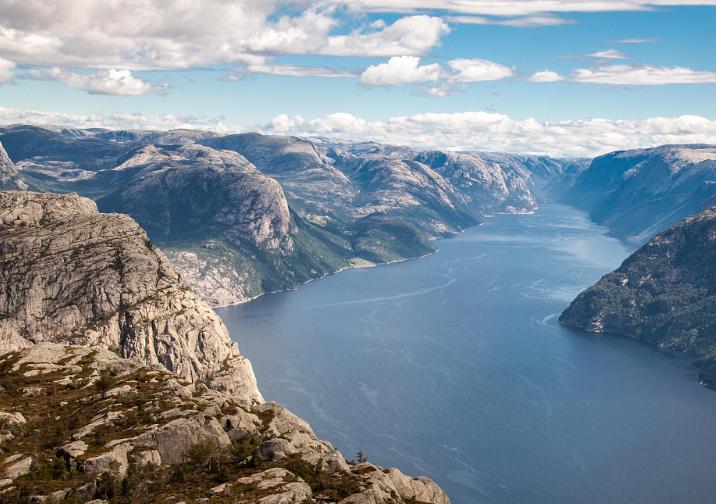 The most dangerous cliff viewing platform in the world is 604 meters ...