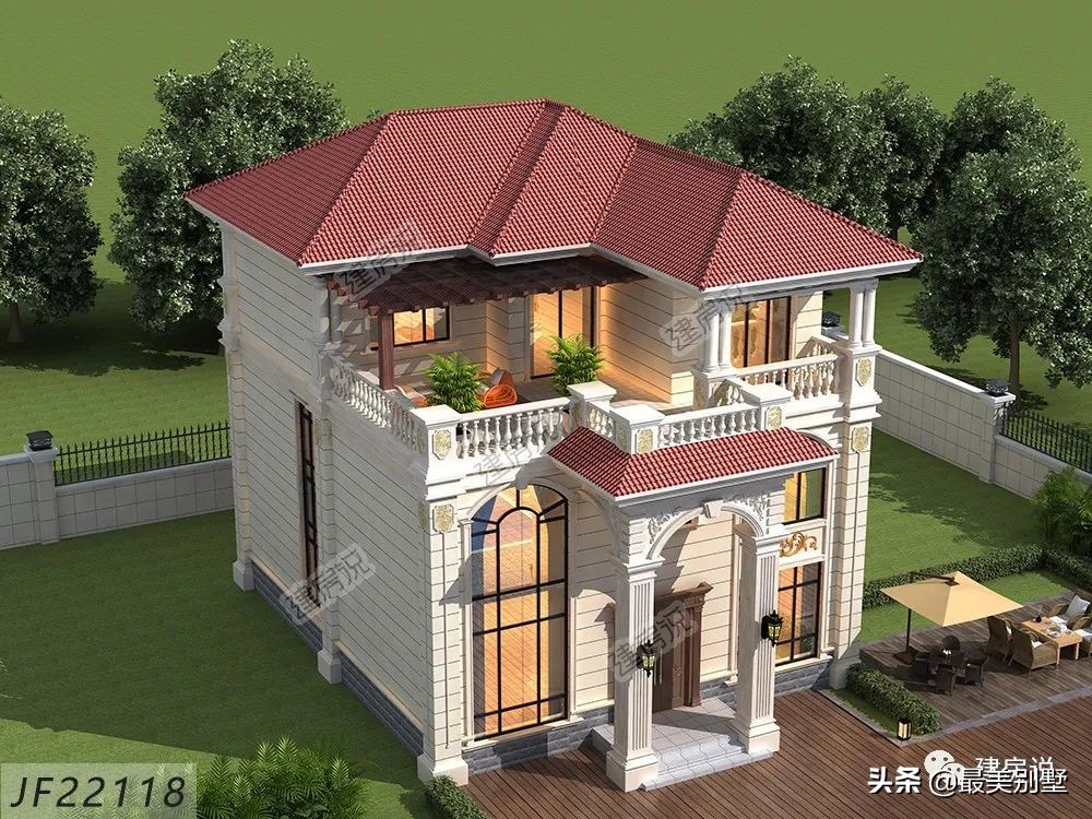 Three-storey European-style villa, good appearance, good layout ...