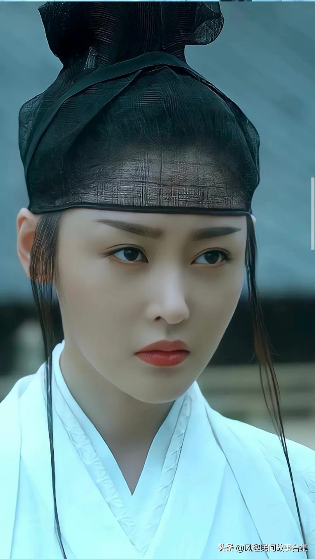 Zhang Tianai plays the role of Nangong Pushe, a knife in the snow, and ...