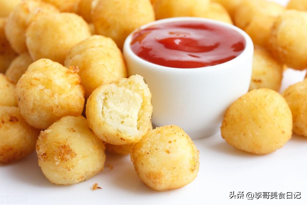 How to make delicious crispy potato balls? Pair it with fragrant ...