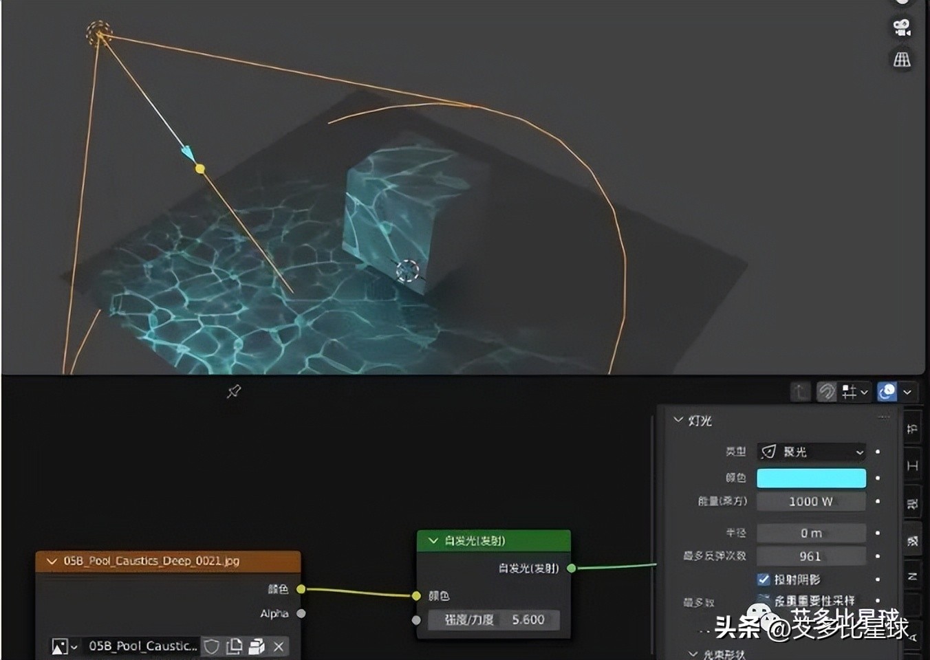"770" unique style animation caustics general texture map!Support most 3D software - iNEWS