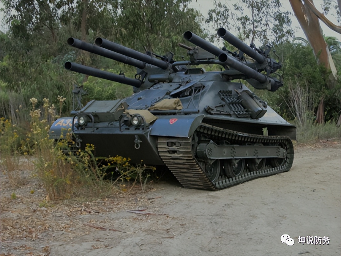 Six-barrel magic gun - M50 self-propelled multi-barrel recoilless gun ...