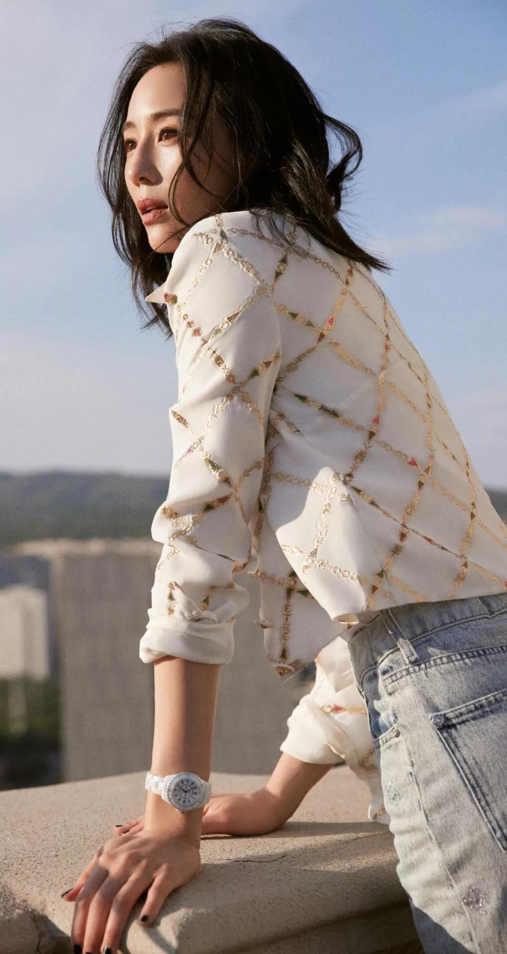 Zhang Junning, the goddess of temperament, is a beauty who loves ...