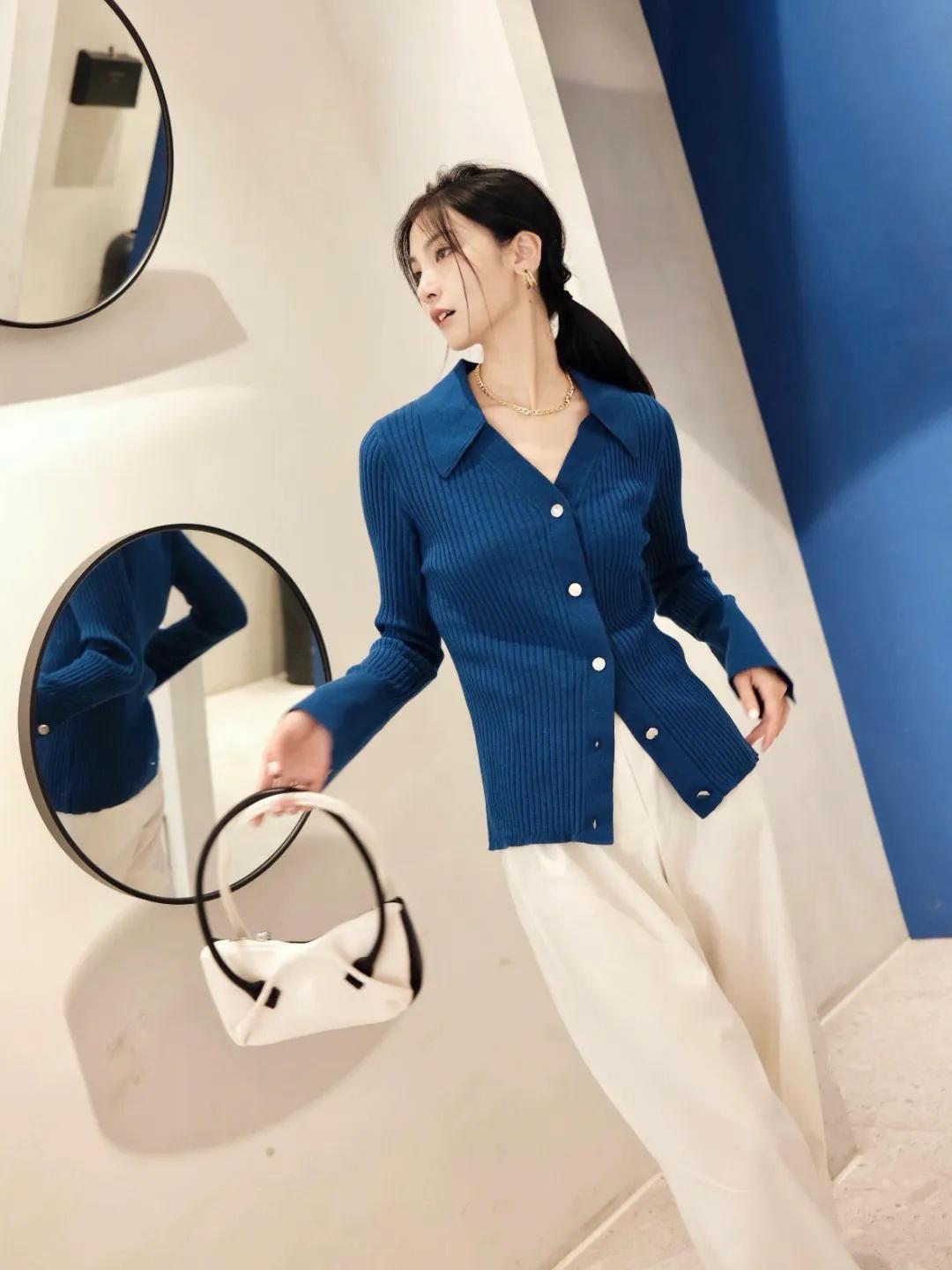 Autumn wear with ootd free blue mood - iNEWS