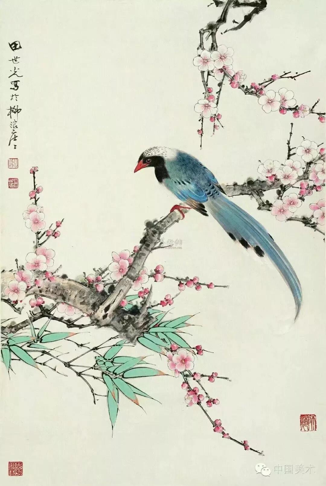 Tian Shiguang, a master of traditional Chinese painting, flower and ...