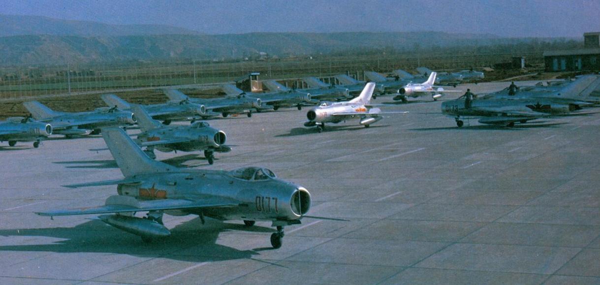 Looks like bronze, but is the king?Domestic J-6 fighter jets have ...