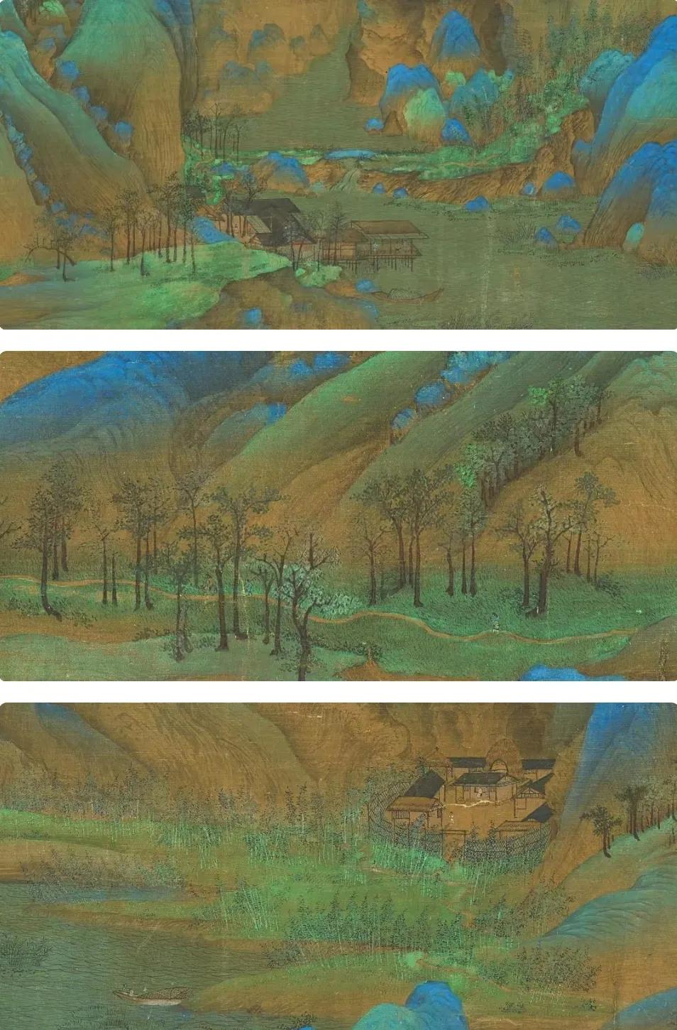 Appreciation of Wang Ximeng's painting "A Thousand Miles of Rivers and ...