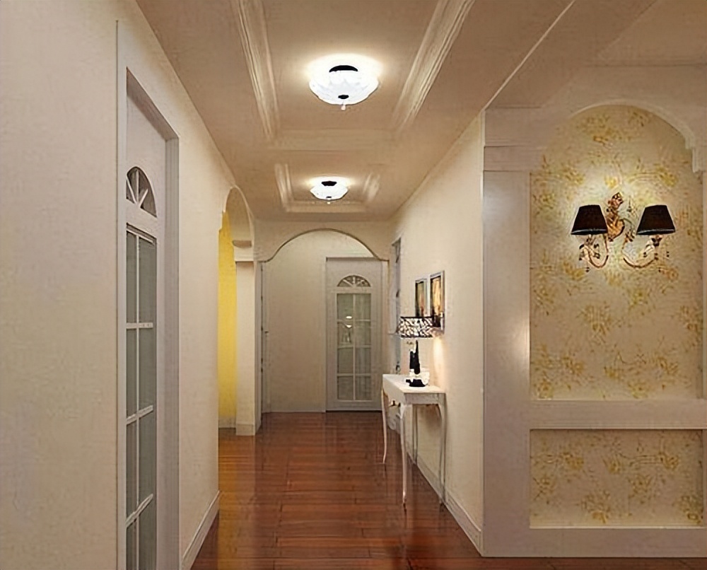 Exquisite and atmospheric porch ceiling decoration case - iNEWS