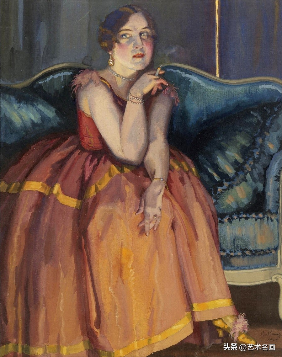 Oil paintings of Russian artist Konstantin Somov︱Famous art paintings ...