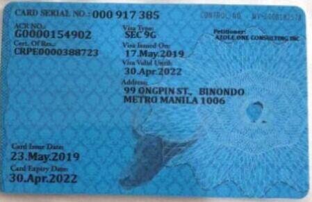 What documents are included in the Philippine 9g work visa? - iNEWS
