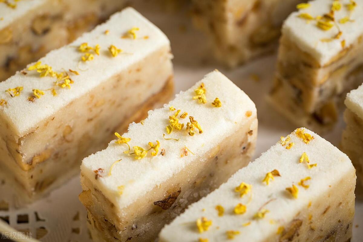 Osmanthus cake, a traditional Chinese delicacy, allows you to taste the ...