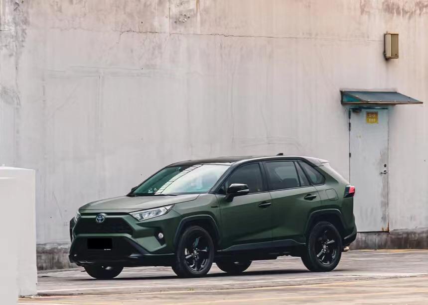 Toyota Rav4 Color Change Satin Army Green - iNEWS