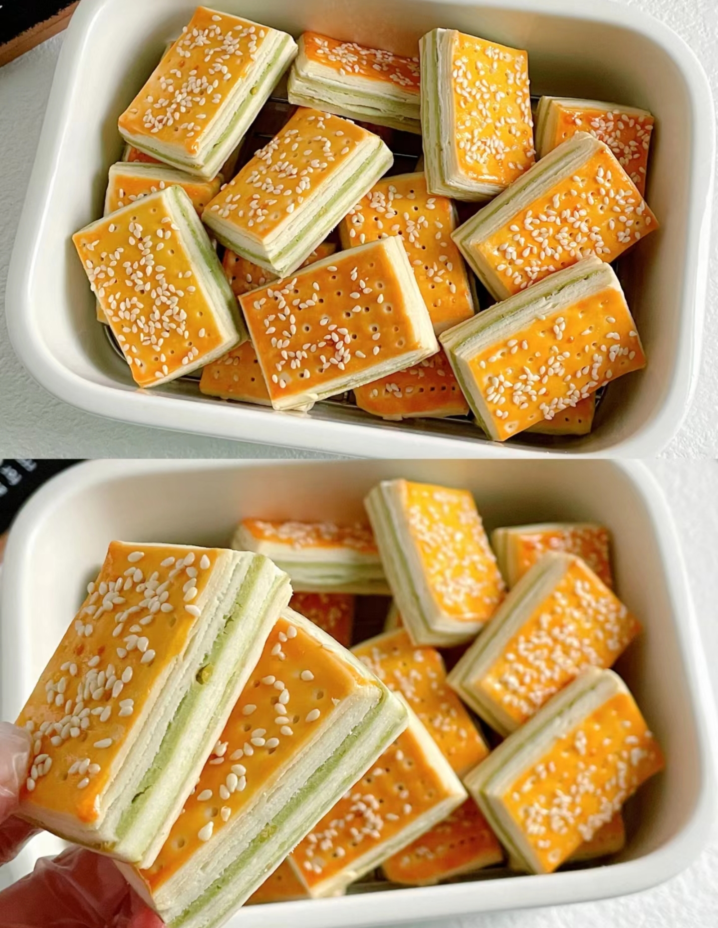 Share the detailed method of Coconut Matcha Mung Bean Millefeuille ...