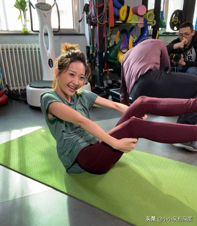 A recent photo of Xie Yingying, the first sister of CCTV Finance, who ...