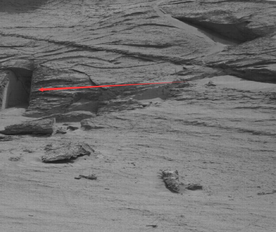What is the door that Curiosity discovered on Mars? Do you have an ...