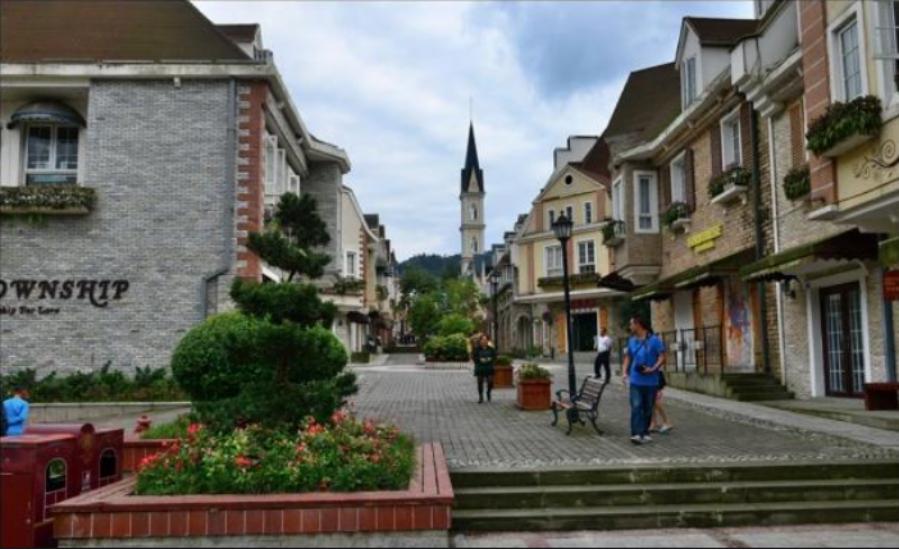 Bailu Town, Pengzhou, has undergone great changes after reconstruction ...