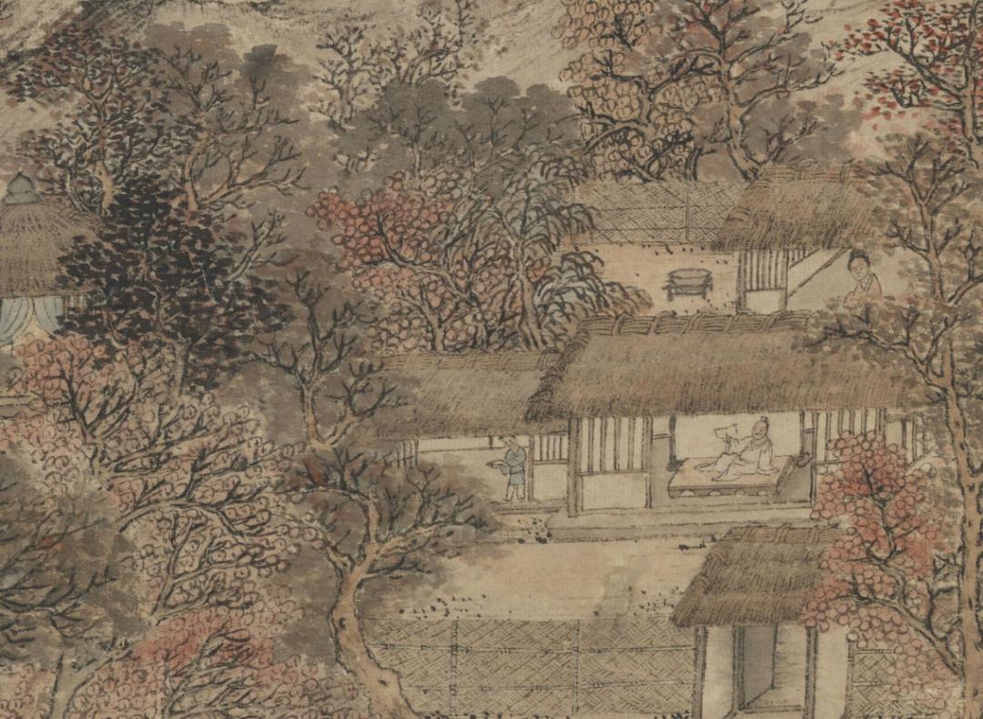 Zoom in to see ancient paintings | Gao Shi's daily life in seclusion ...