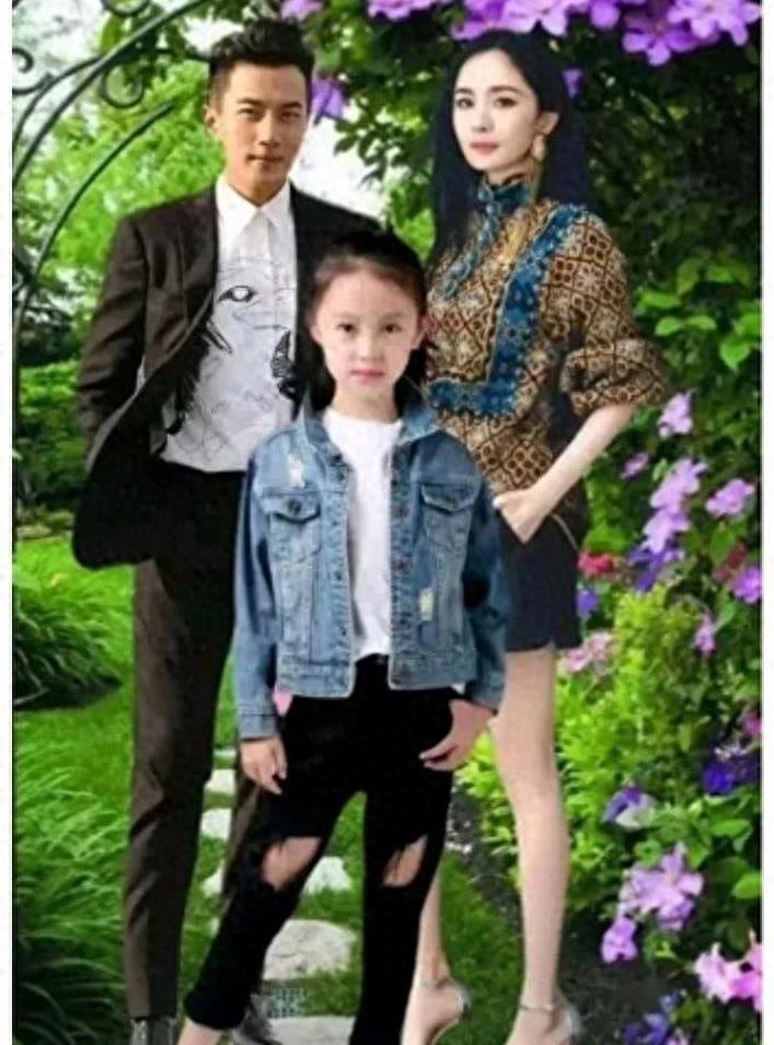 Hawick Lau, Yang Mi, Xiao Nuomi, a happy family of three! - iMedia