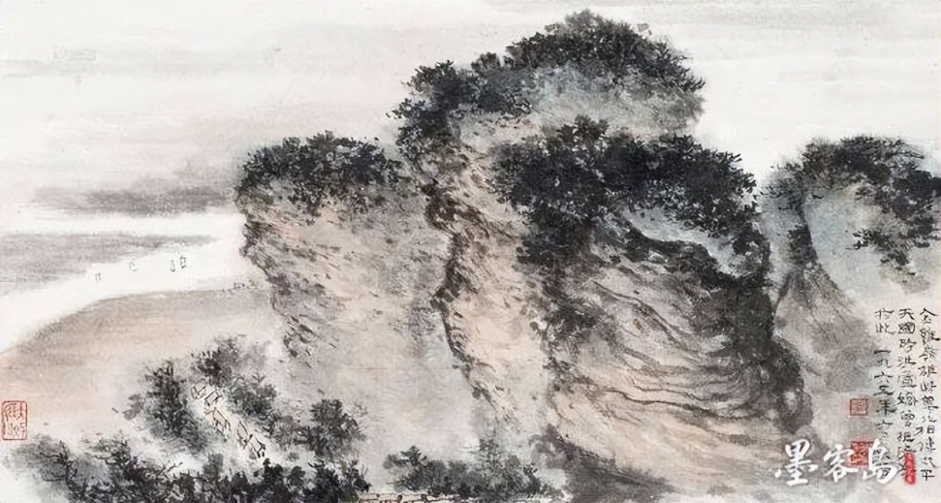 Huang Banruo's painting of Hong Kong: the framing is grand and the ...