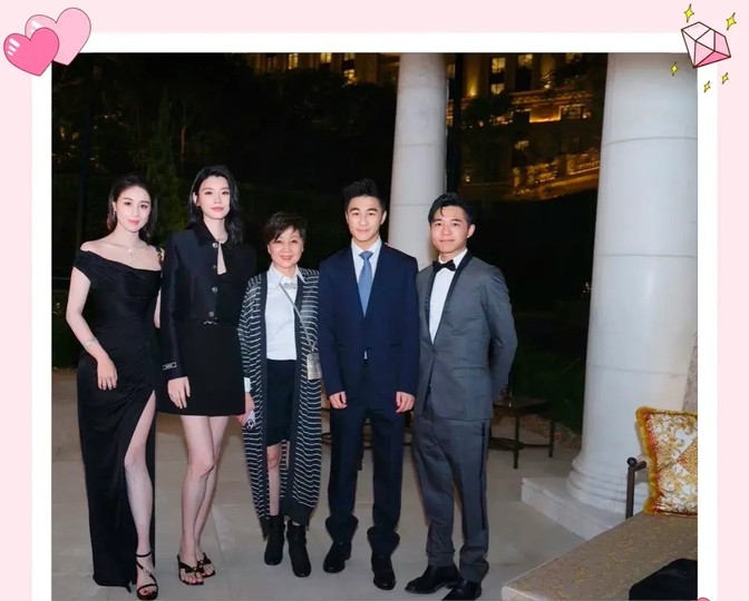 A rare gathering of the gambling king's family! The third and fourth ...