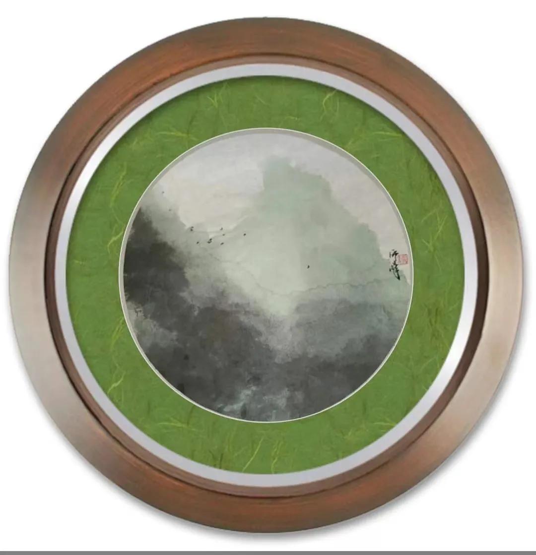 Meipian's wonderful comments on teacher Li Peifeng's landscape ...