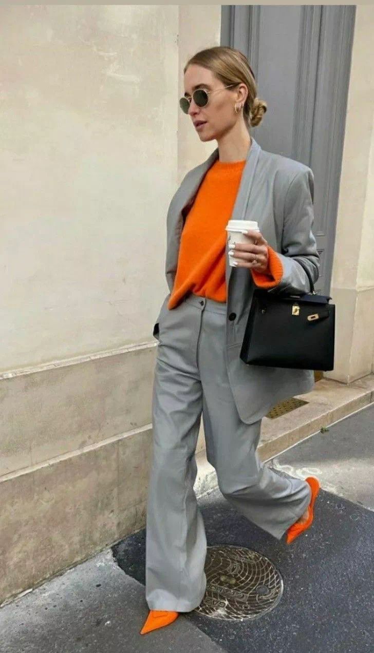 Why are you wearing "orange" fancy and tacky?Don't understand these ...
