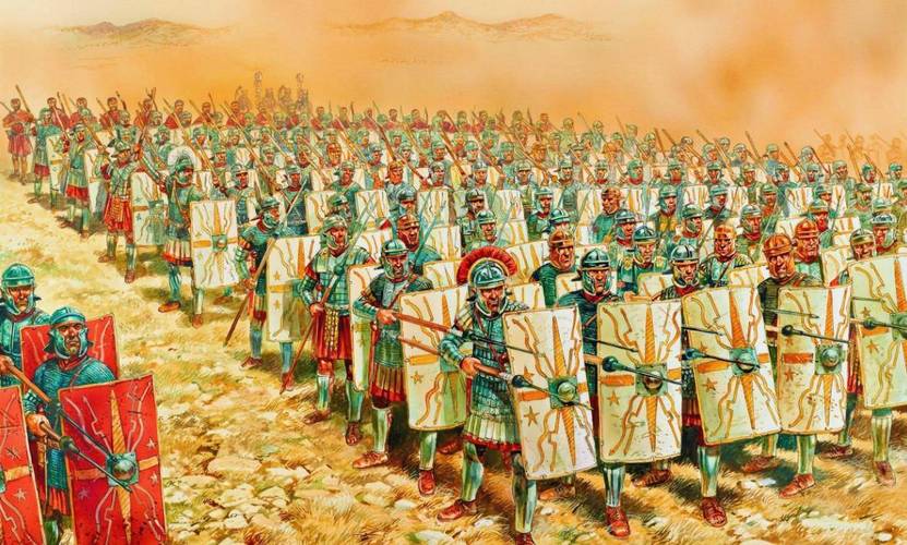 Why was the first legion of ancient Rome defeated? Where did the Legion ...