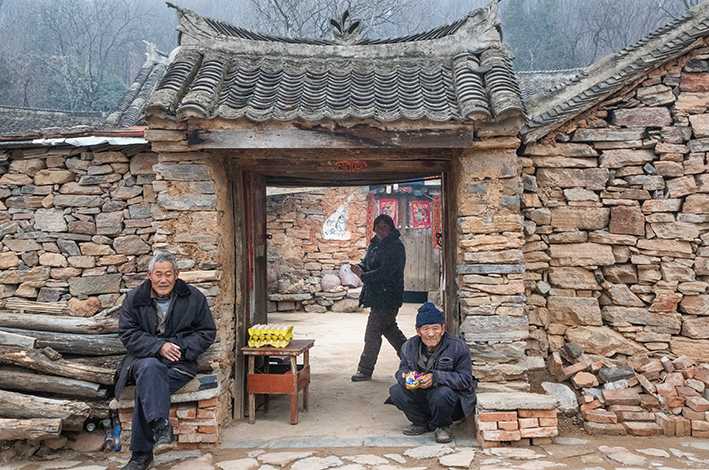 In Shitou Village in the strange stone array of Funiu Mountain, the ...