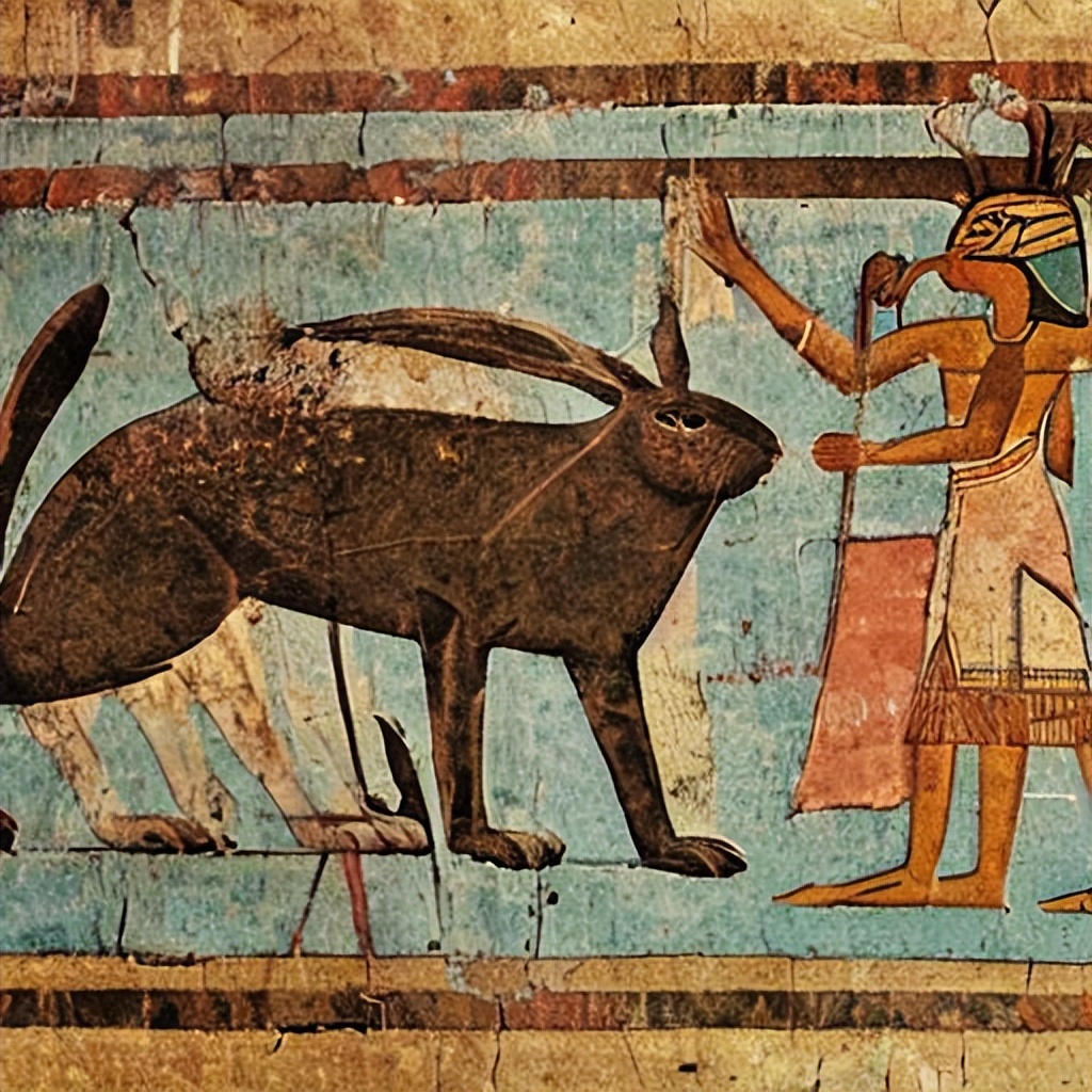 2、兔子系列（藝術史-古埃及壁畫） - 資訊咖