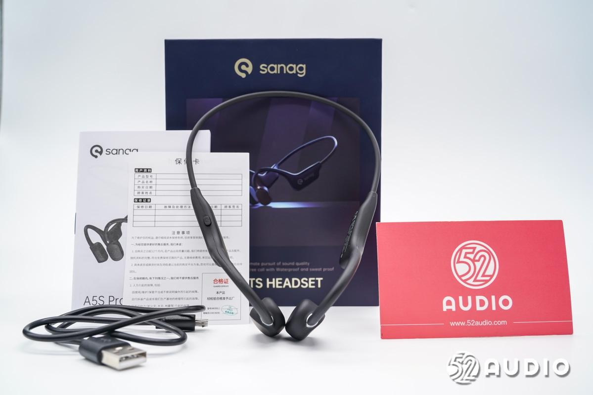 SANAG A5S Pro air conduction sports headphones dismantling, open design, novel listening ...