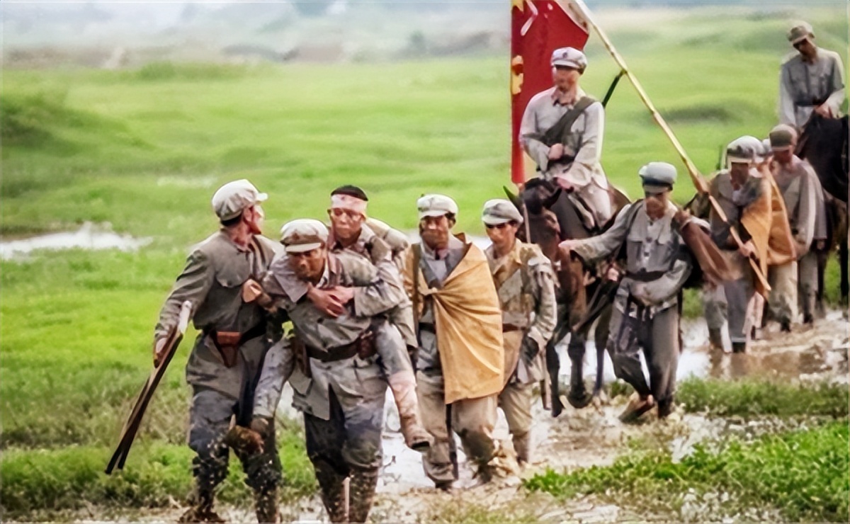 How did the Red Army cross the swamp during the Long March? A female ...