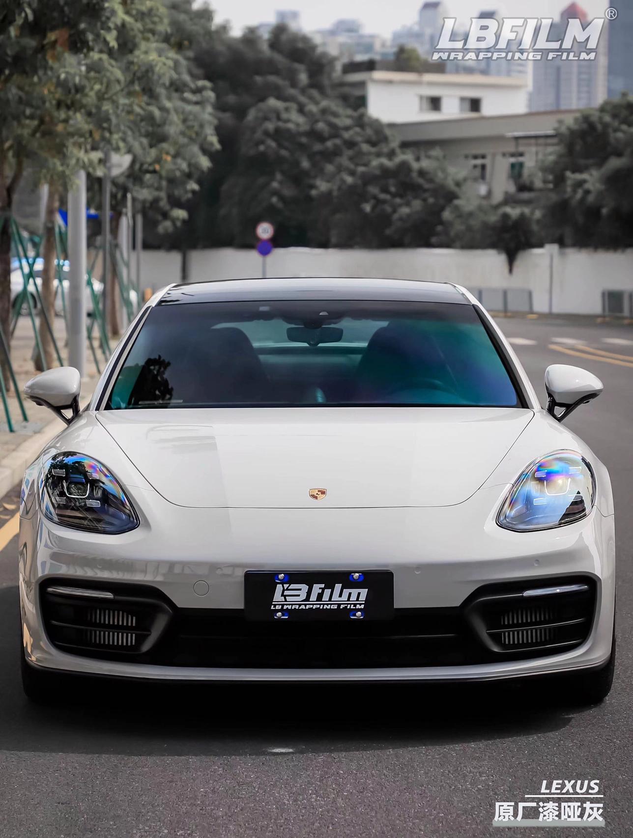 Porsche LB original paint matt gray, full of texture - iNEWS