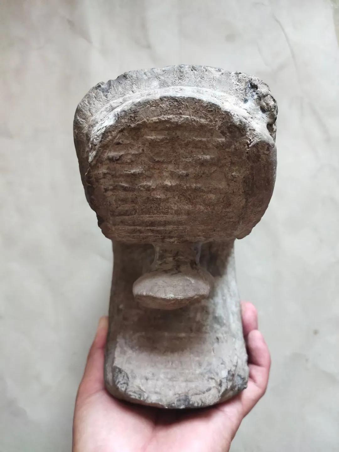 Ming Dynasty round carved bluestone dragon head - iNEWS