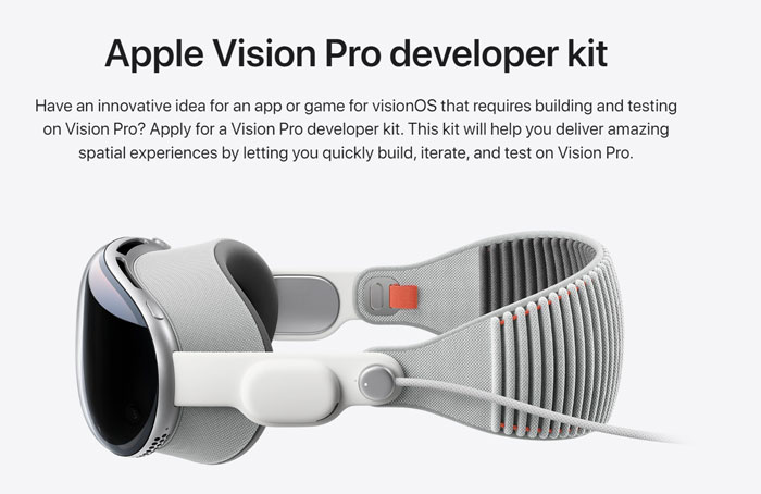 Apple Opens Applications for Vision Pro Development Kit - iMedia