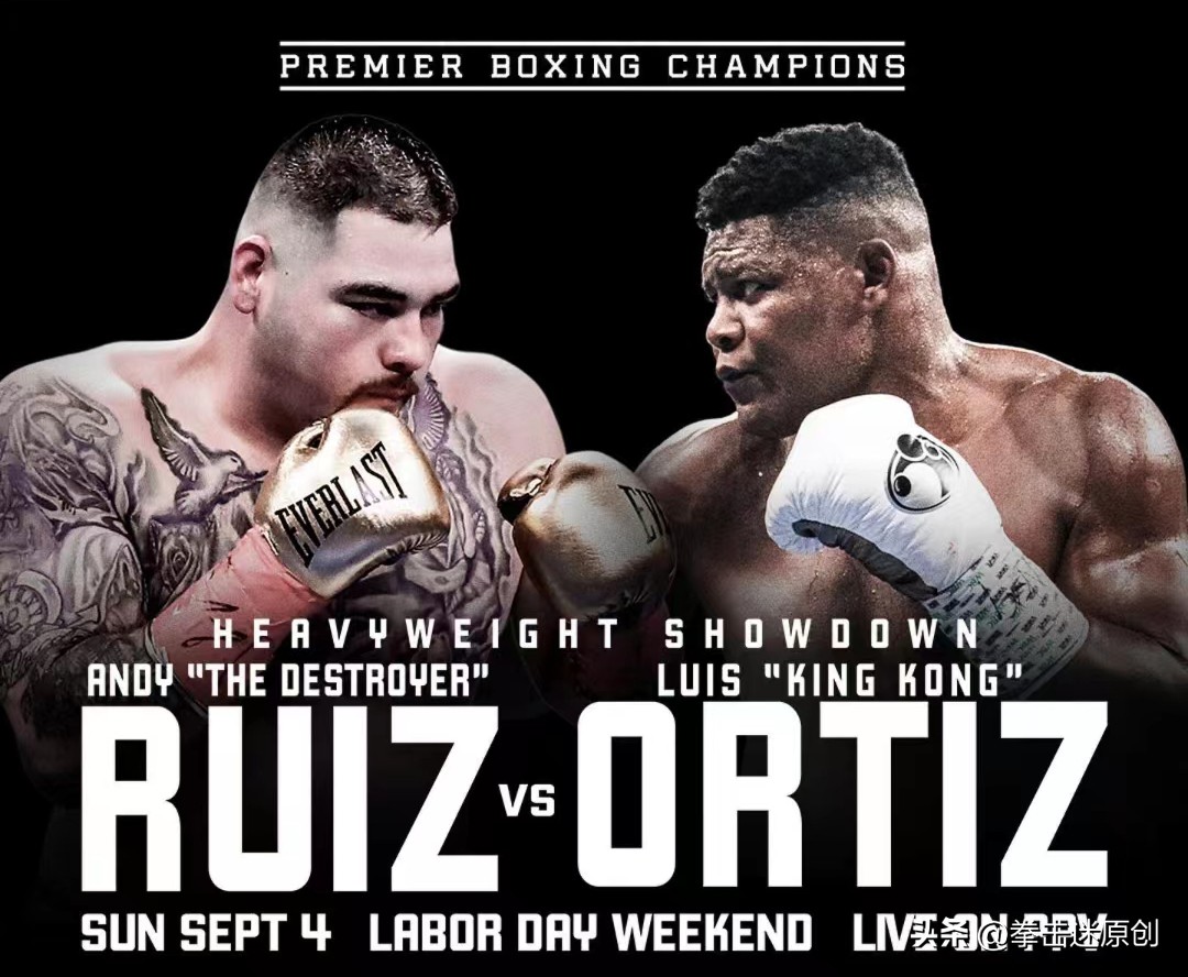The battle is imminent!Ruiz revealed weight: 268 pounds, the same as ...
