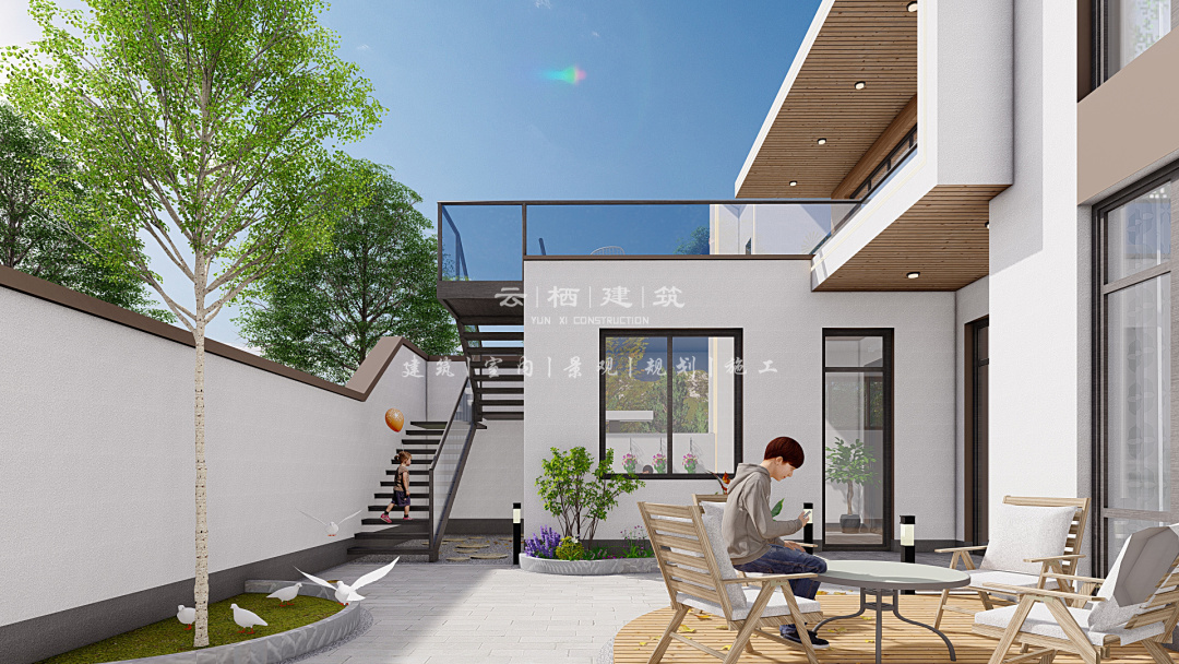 253㎡ modern small villa design, build your own holiday home - iNEWS